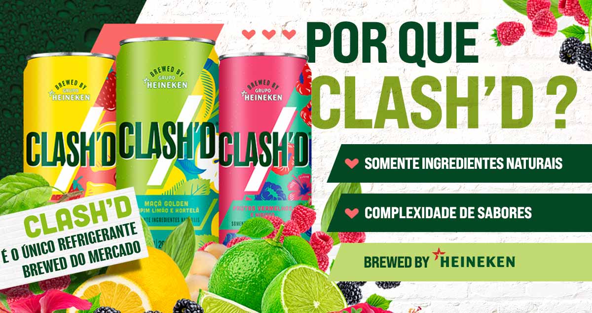 Um refrigerante premium, natural e brewed: conheça o novo Clash'D ...